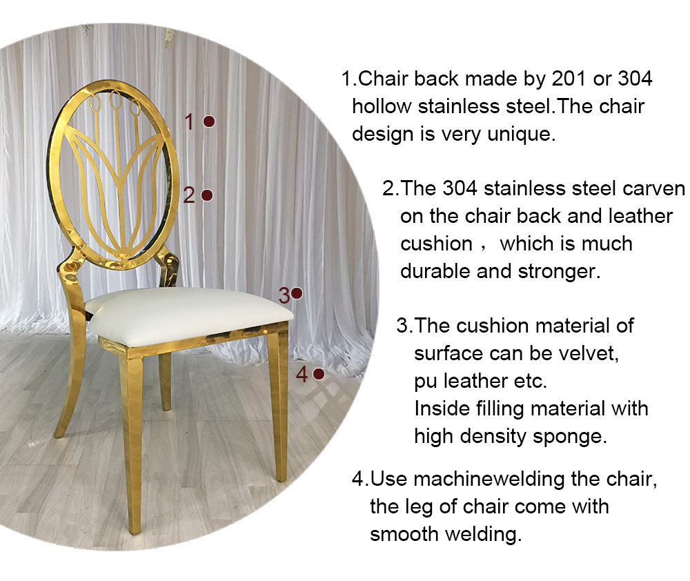 Fancy Dining Chair Stacking Pink Velvet Cushion