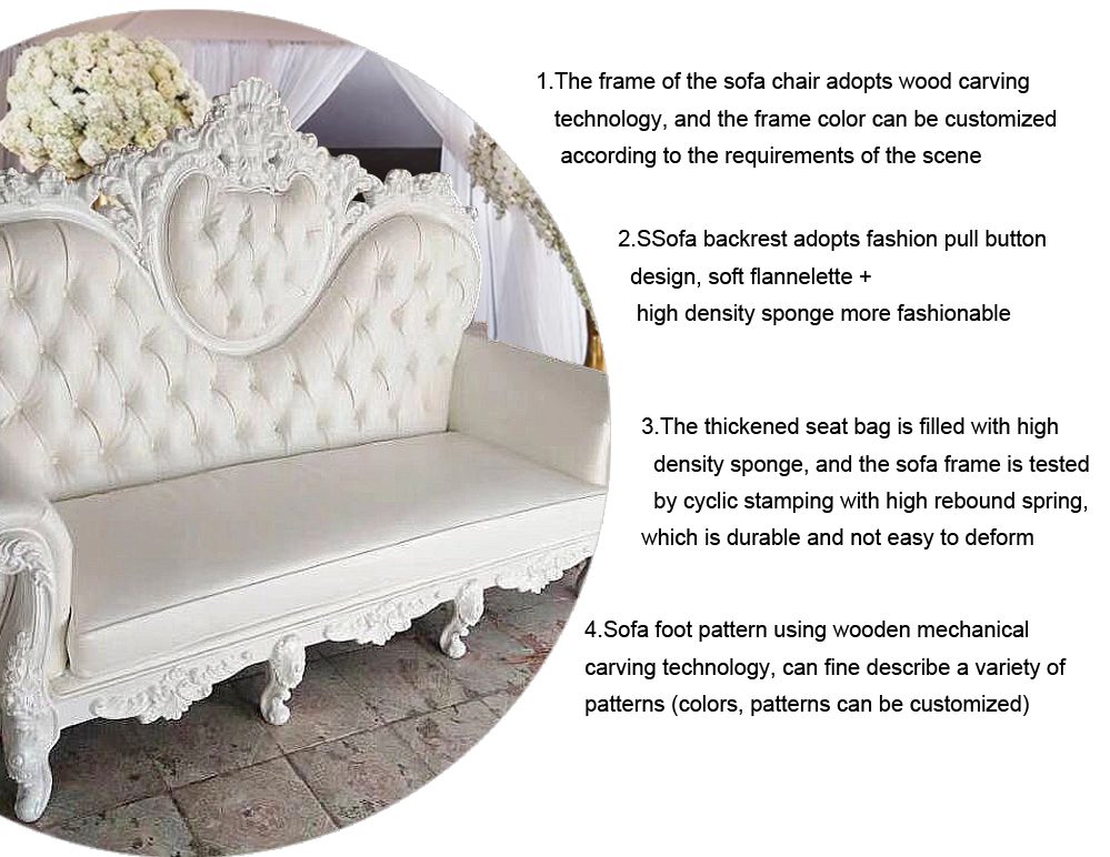 Sofa Set For Bride And Groom - Wedding Furniture