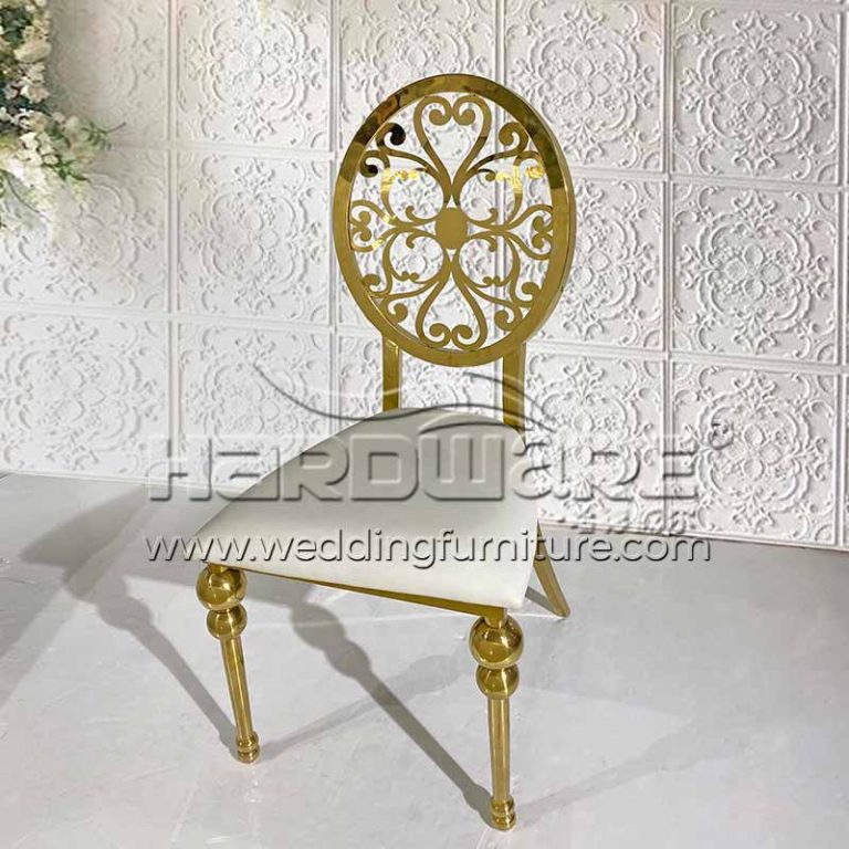 Party Event Chair For Sale Hollow Back Stainless Steel Frame