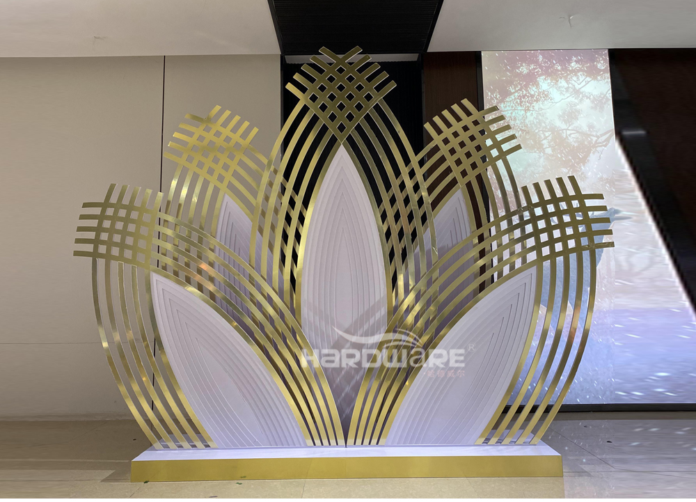 Customzied one stage pvc lotus shape backdrop