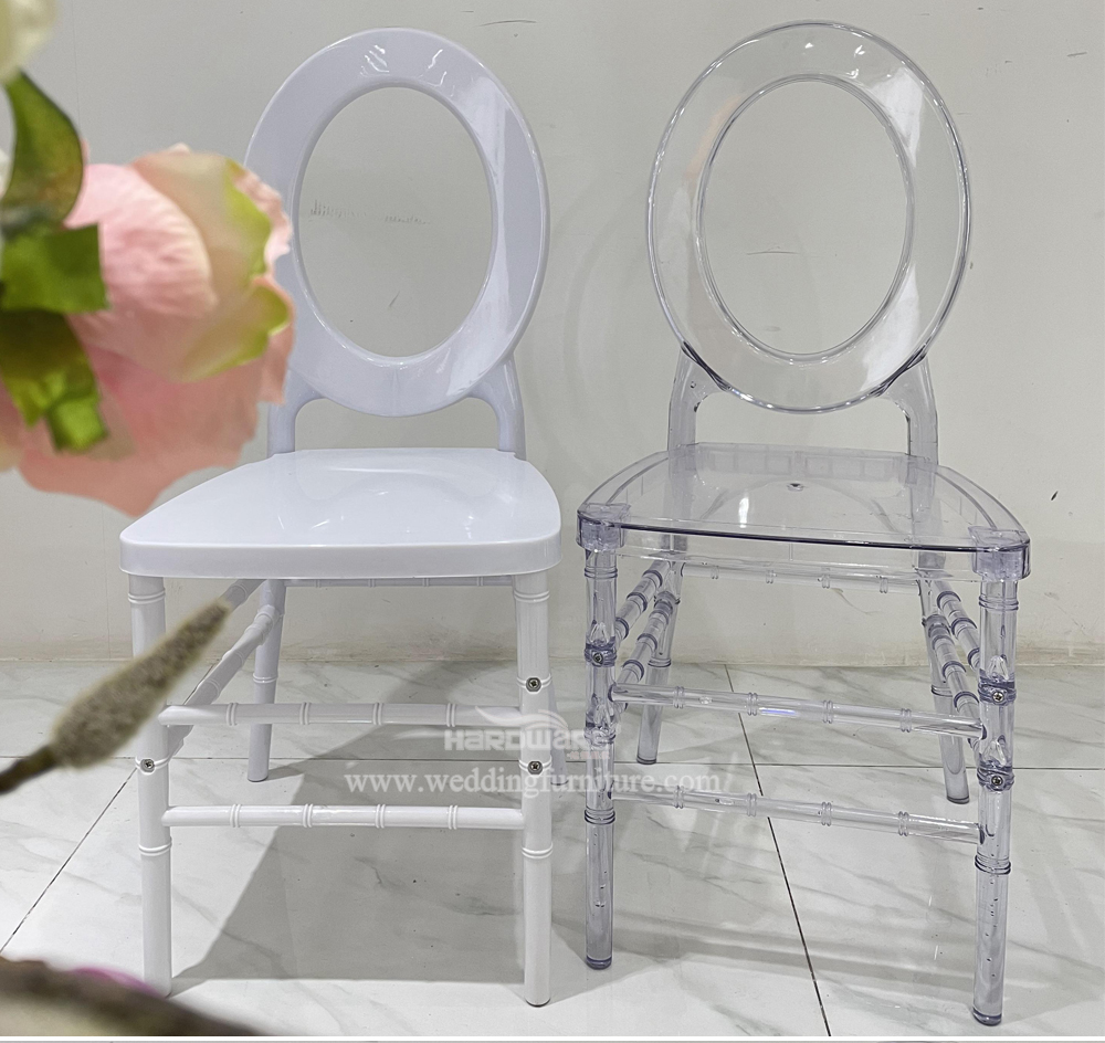 Ring back O shape customzied color plastic chair