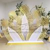 Customized Stage PVC Lotus Pattern Backdrop Design