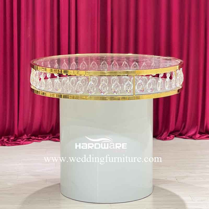 Crystal event table luxury wedding furnitue supplies