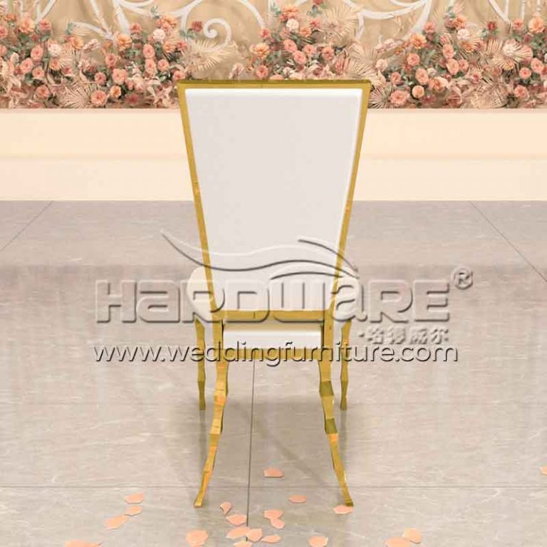 Gold Wedding Chair Rentals Bamboo Legs Style