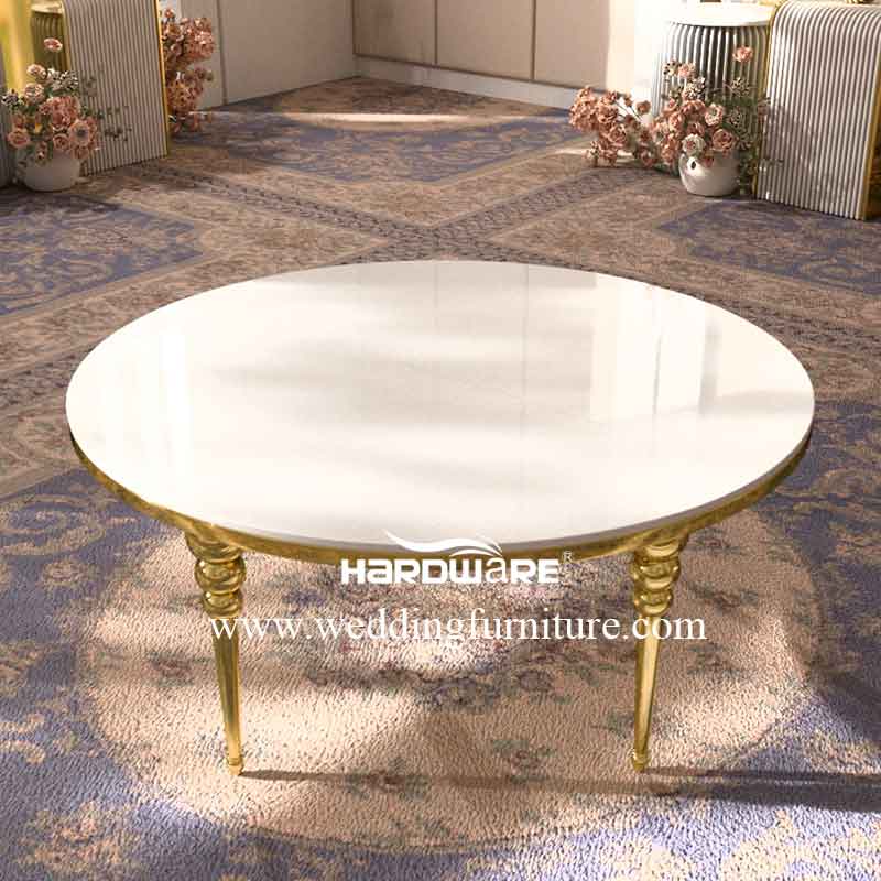 Event round tables and chairs set for weddings