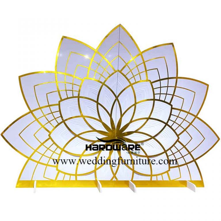 Lotus flower backdrop PVC wedding stage background
