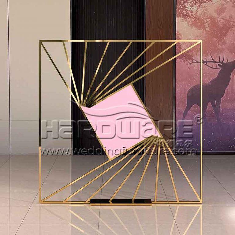 Modern backdrop wedding square shape room draping
