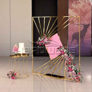 Circle wedding backdrop for photo booth - Wedding Furniture