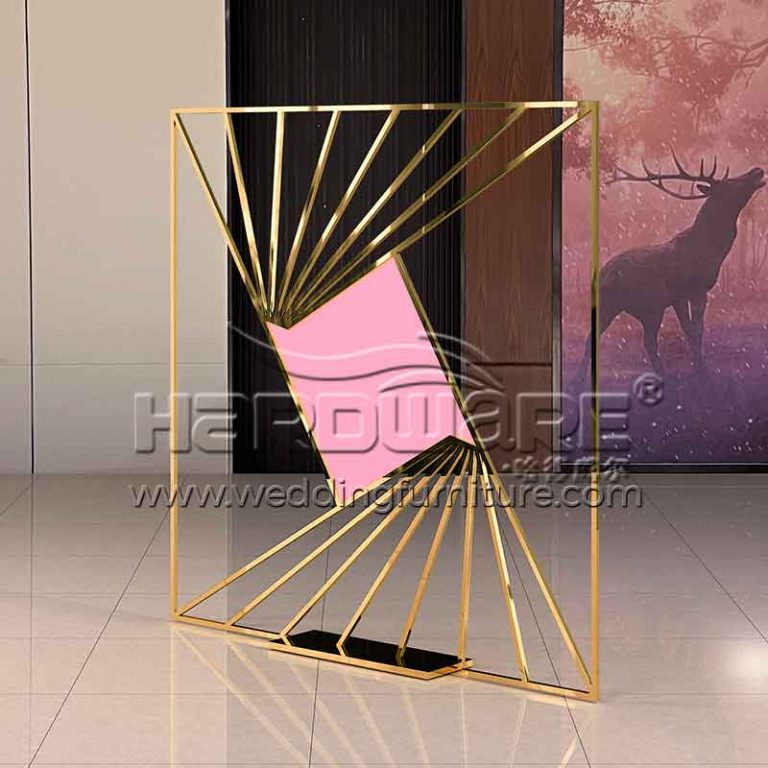 Modern backdrop wedding square shape room draping