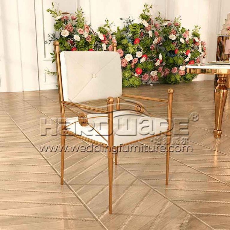 VIP Chairs Wedding Rose Gold Stainless Steel Furniture