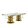 Imperial Table Wedding with Unique Balls Metal Base