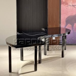 Half Moon Hall Table Oval or Serpentine Shape