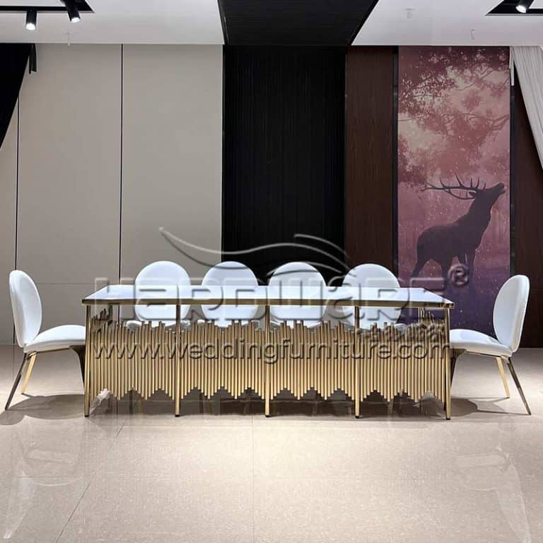 Longest Table Event Custom Unique Tube Design Frame