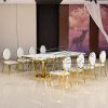 Formal Table for Weddings Two Metal Base Design